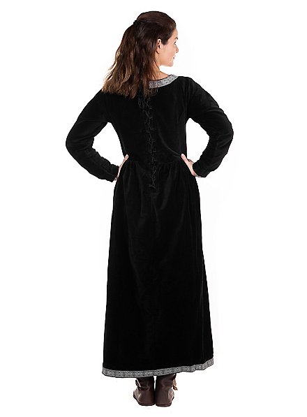 Robe de sorcière en velours rouge foncé - maskworld.com