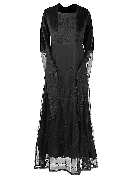 Robe Renaissance en tulle noir - maskworld.com