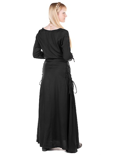 Robe viking à lacets noire - maskworld.com