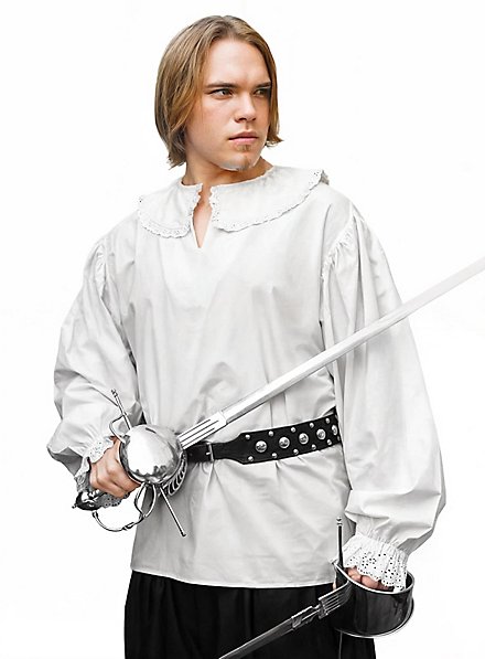 Ruches Overhemd - Musketier - maskworld.com