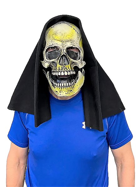 Schedel masker met beweegbare mond - maskworld.com
