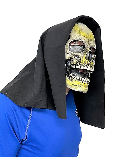 Schedel masker met beweegbare mond - maskworld.com