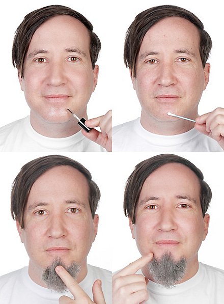 Scheich - Spitzer Kinnbart mit Echthaaranteil - maskworld.com