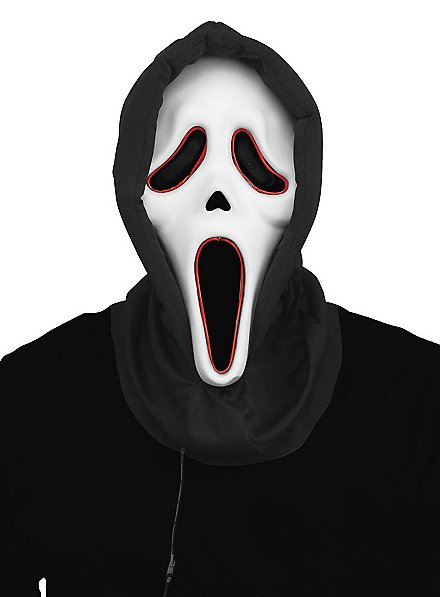 Scream - Máscara LED de Ghostface - maskworld.com