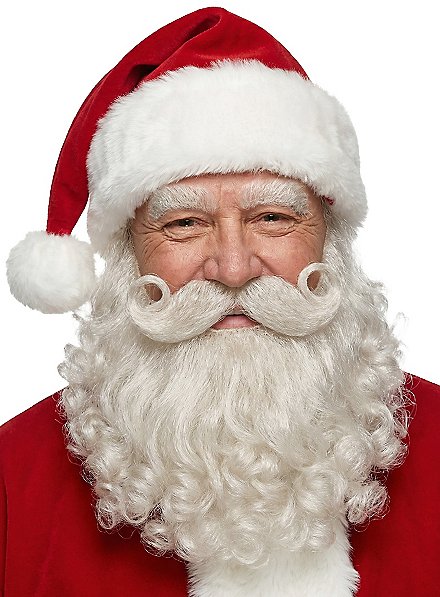 Set de barba de Papá Noel - maskworld.com