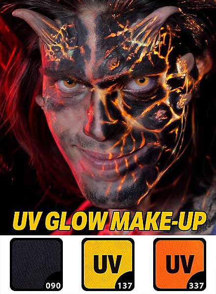 Set trucco UV demone lavico - maskworld.com