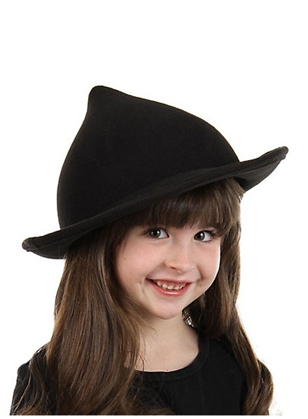 Short witch hat black - maskworld.com