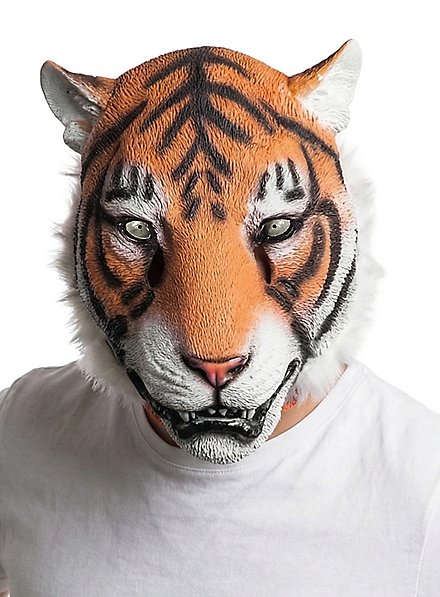 Siberian Tiger Latex Full Mask - maskworld.com
