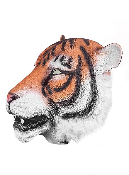 Sibirisk Tiger Maske Af Latex - maskworld.com