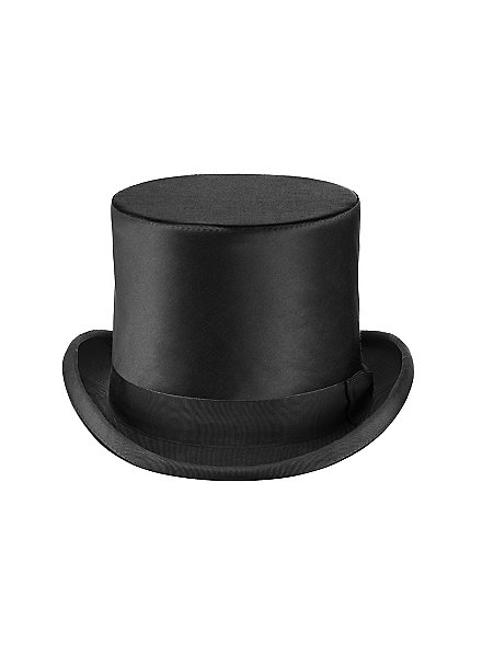 Silk gloss Top Hat black 15 cm - maskworld.com