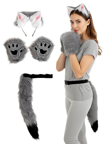 Silver Fox Costume Set - maskworld.com