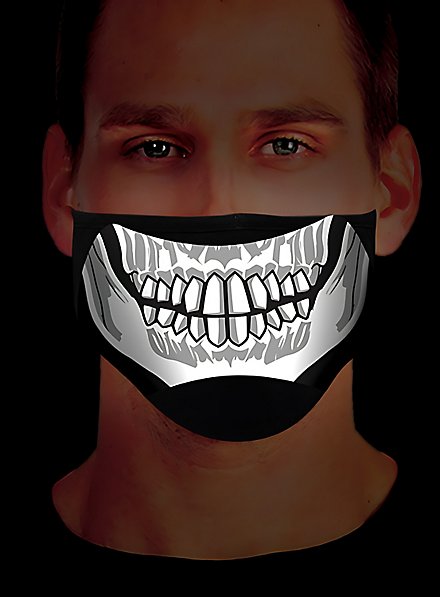 Skelet Mondmasker - maskworld.com
