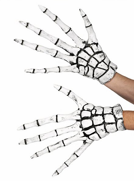 Skeleton Bone Gloves - maskworld.com