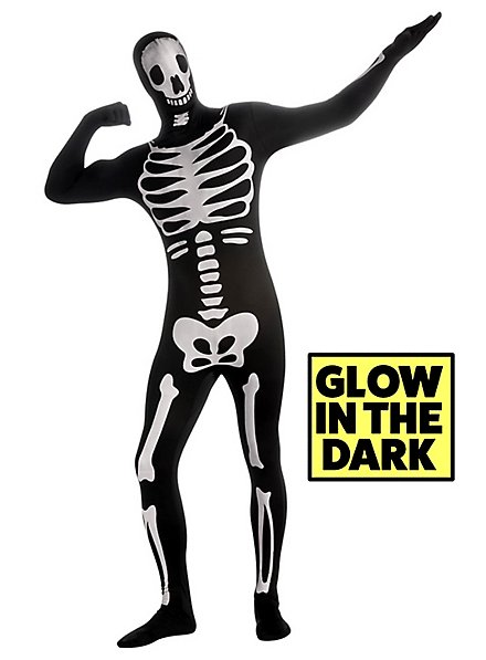 Skeleton Full Body Costume Glow in the Dark - maskworld.com