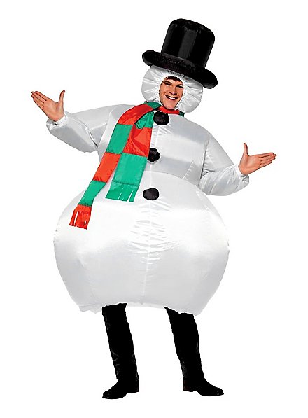 Snowman inflatable costume - maskworld.com