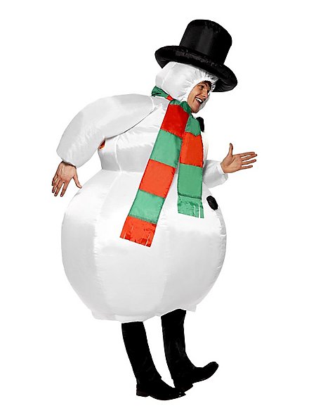 Snowman inflatable costume - maskworld.com