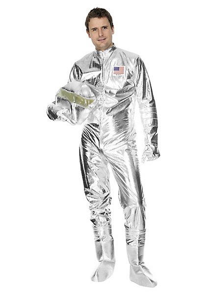Space suit costume silver - maskworld.com