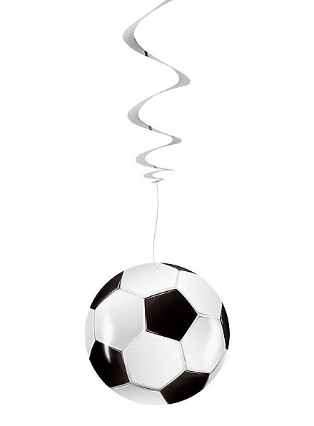 Spirales décoratives de football 3 pièces - maskworld.com