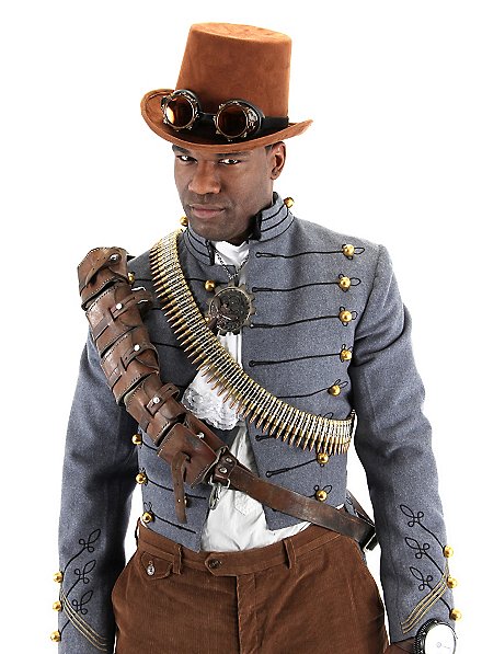 Steampunk Postilion Hat brown - maskworld.com