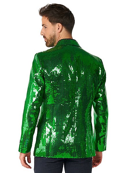 SuitMeister Glitter Jacket green - maskworld.com