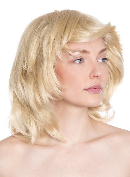 Half-Length Bob Wig with Blow-Dry Wave - maskworld.com