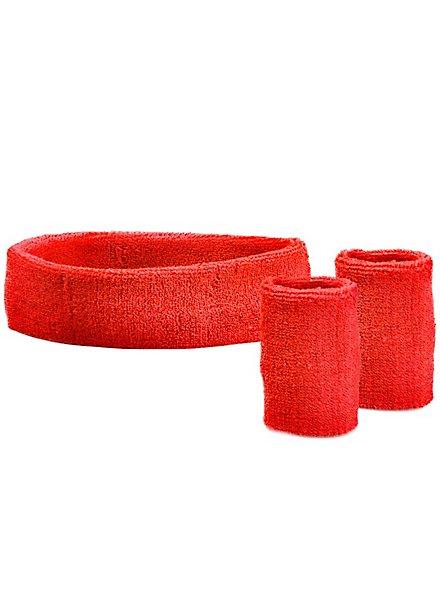 Sweatband set red - maskworld.com