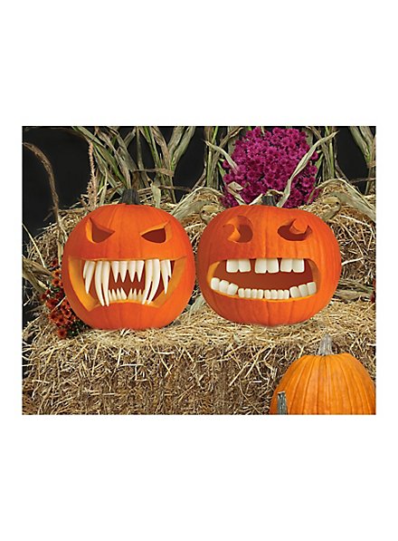 Fangs for Halloween pumpkins - maskworld.com