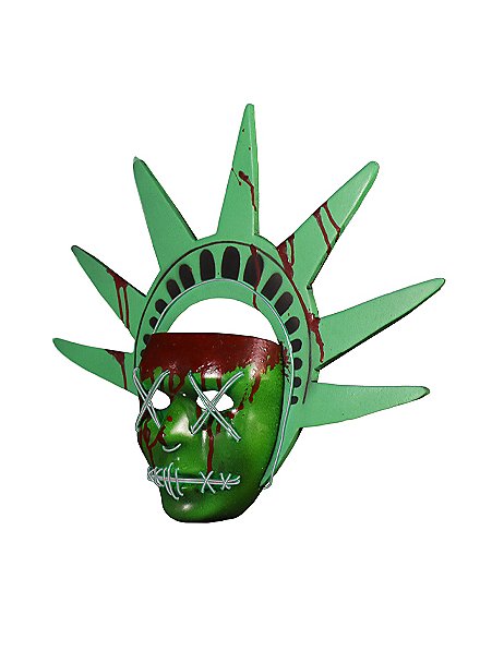 The Purge Lady Liberty Maske - maskworld.com
