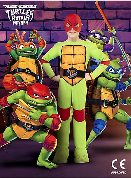 Tortugas Ninja – Disfraz De Rafael Para Niños - maskworld.com