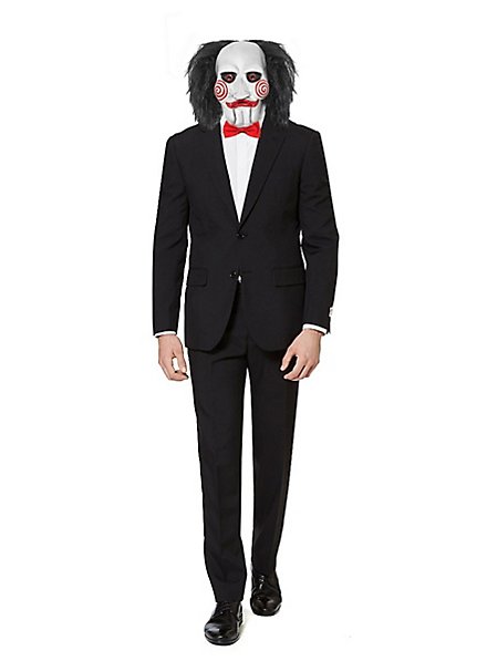 Traje OppoSuits Black Knight para Fiesta Blanco y Negro - maskworld.com