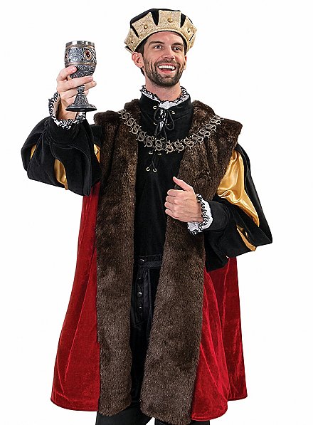 Tudor-hue - sort, guld - maskworld.com