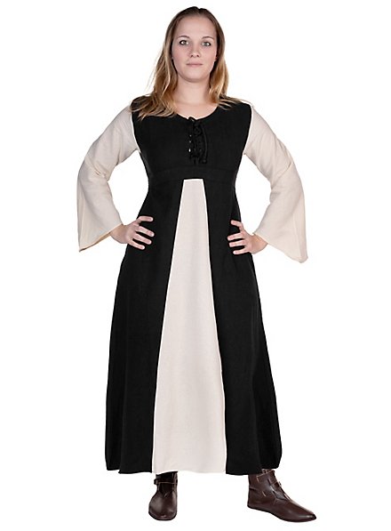Two-Tone Black-and-White Maid's Dress - maskworld.com