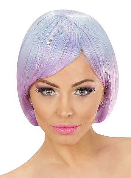 Two-Tone ladies wig blue-purple - maskworld.com