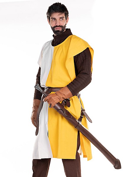Two-Tone Tabard, white-yellow - maskworld.com