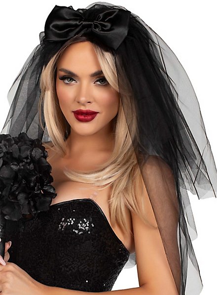 Velo De Novia Negro - maskworld.com