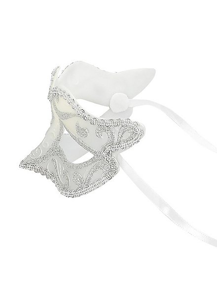 Venetian plastic mask silver - maskworld.com