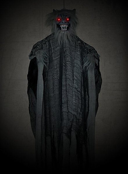 Werewolf Demon - Hanging Figure With Sound And Animation - maskworld.com