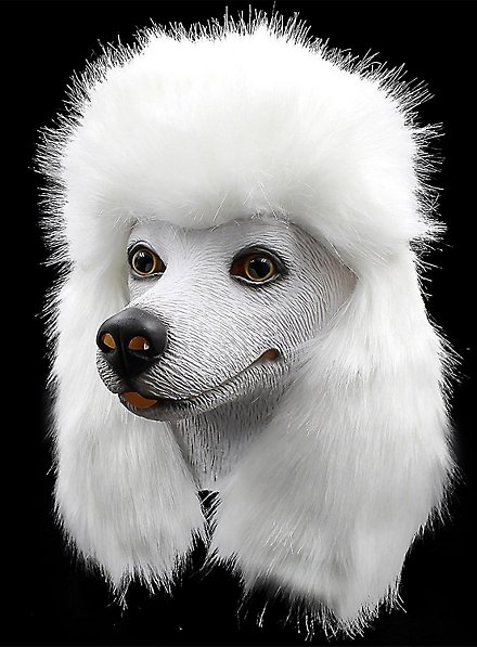 White poodle mask - maskworld.com