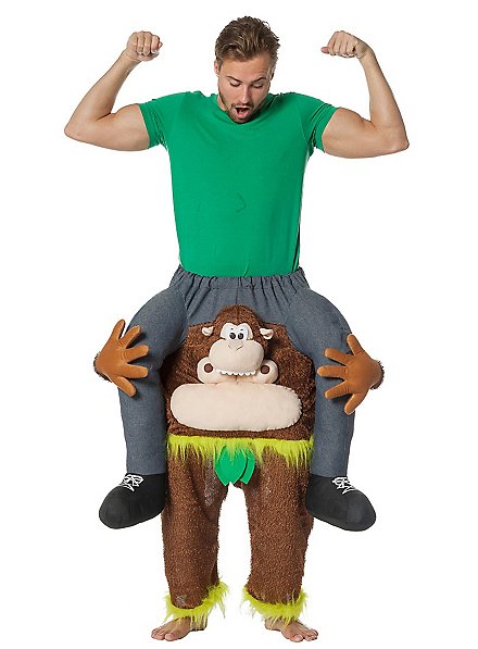 Wild Monkey Piggyback Costume - maskworld.com