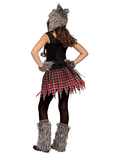 Wild wolf costume for girls - maskworld.com