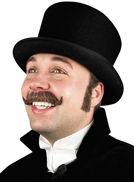 Wilhelm Moustache professionnelle en poils véritables - maskworld.com