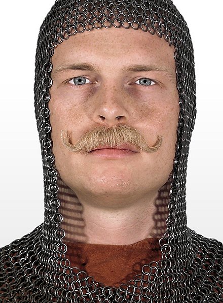 Wilhelm Moustache professionnelle en poils véritables - maskworld.com