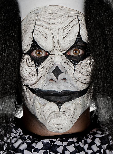 Wrinkled Horror Clown Mask to Glue On - maskworld.com