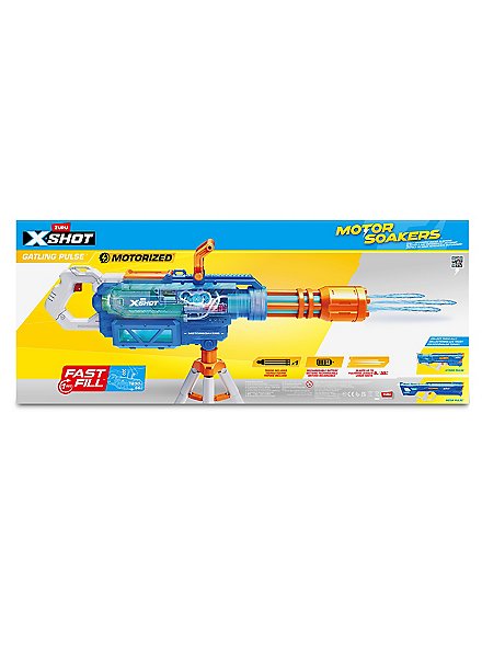 X-Shot Water Fast Fill Motor Soakers Gatling Pulse - maskworld.com