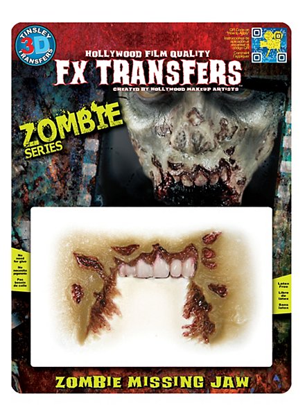 Zombi Sin Mandíbula Transferencias 3D FX - maskworld.com