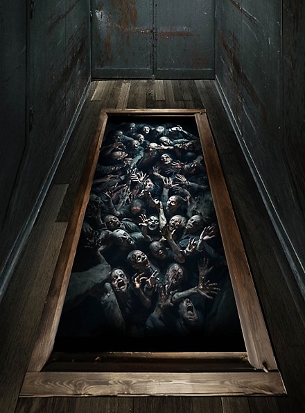 Zombies In The Basement - Floor Stickers - maskworld.com