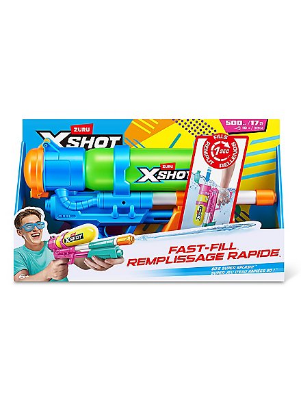 Zuru XSHOT Water Fast-Fill 80s Super Splash Water Blaster - maskworld.com
