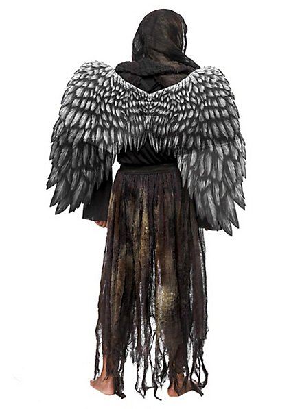 Zwarte engel kostuum voor mannen - maskworld.com
