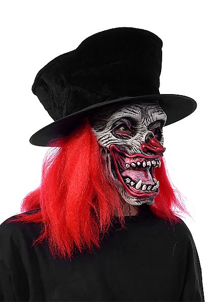 Zwarte Voodoo Clown Masker - maskworld.com