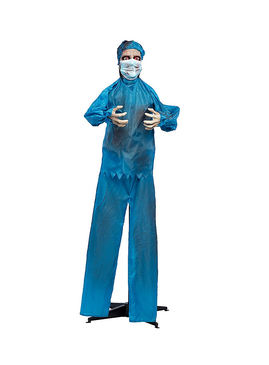 Animated horror doctor Halloween decoration with lights and movements ...
